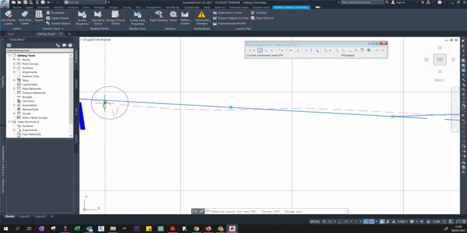 Exercise 7.5 Edit a Profile using the Profile Layout Tools (1) | media ...